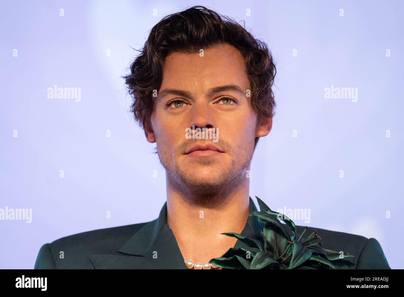 An unveiling of the Harry Styles wax figure at Madame Tussauds in ...