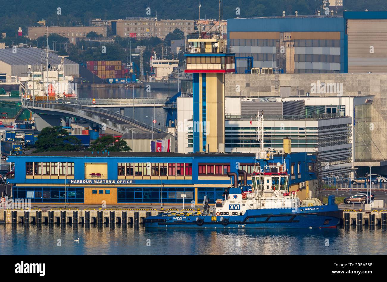 Harbour masters control tower hi-res stock photography and images - Alamy
