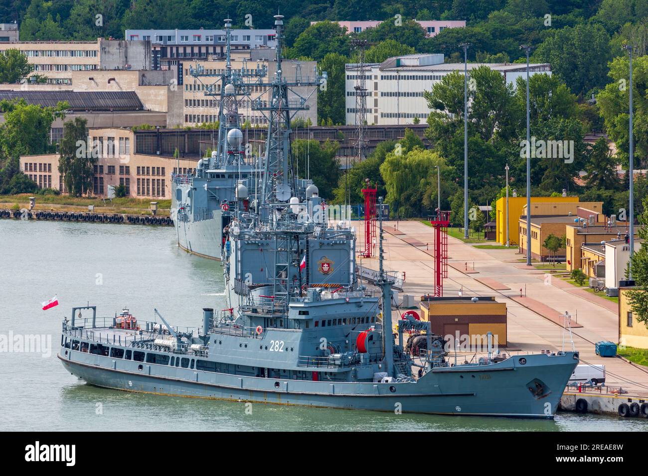 Naval Base, Gdynia Port, Poland, Europe Stock Photo - Alamy
