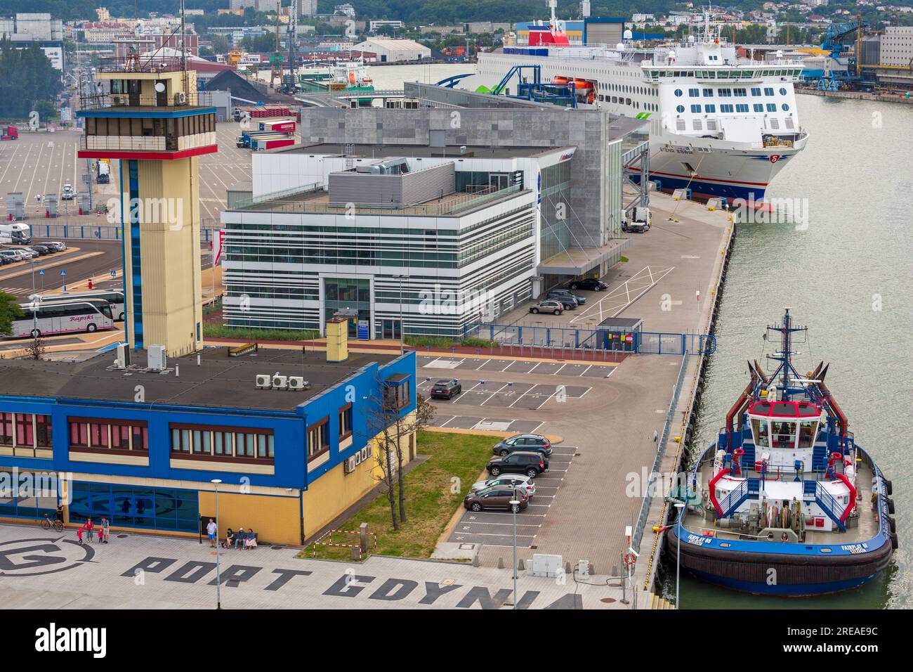Harbour masters control tower hi-res stock photography and images - Alamy