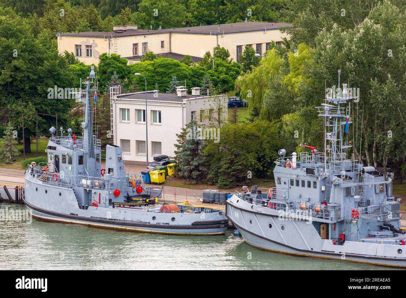 Naval Base, Gdynia Port, Poland, Europe Stock Photo - Alamy