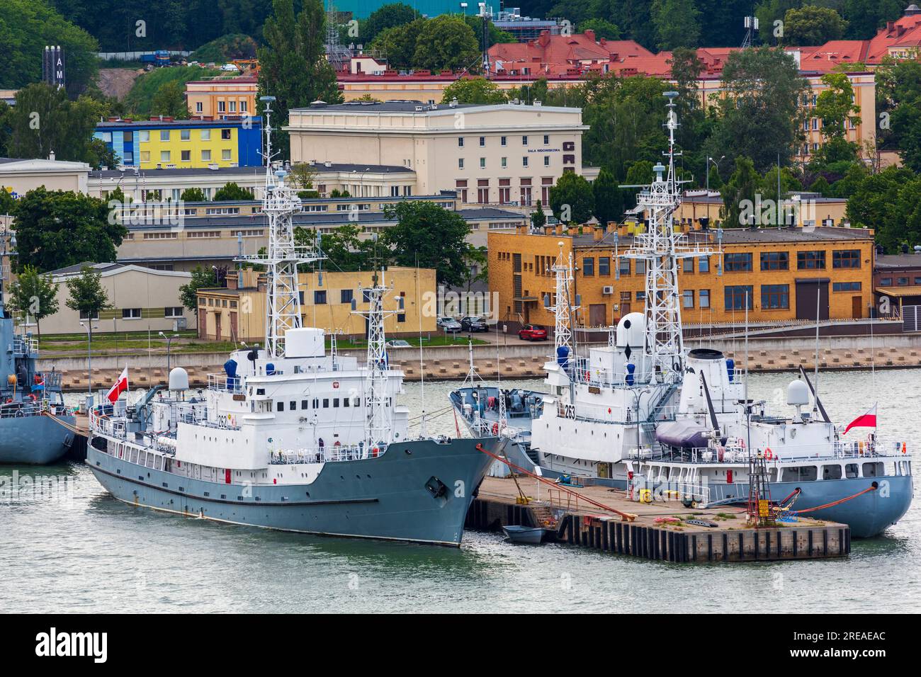 Naval Base, Gdynia Port, Poland, Europe Stock Photo - Alamy
