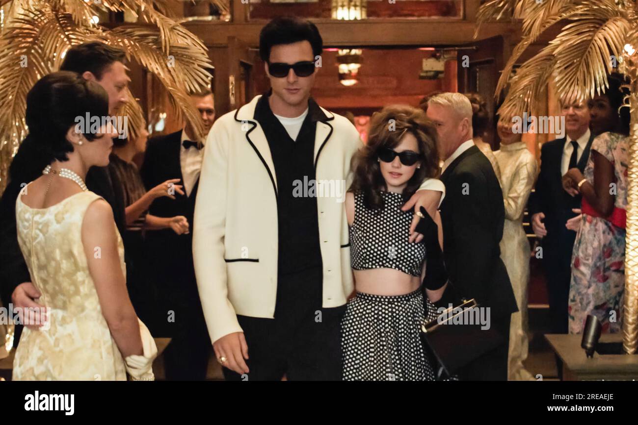 USA. Cailee Spaeny and Jacob Elordi in a scene from the (C)A24 new film ...