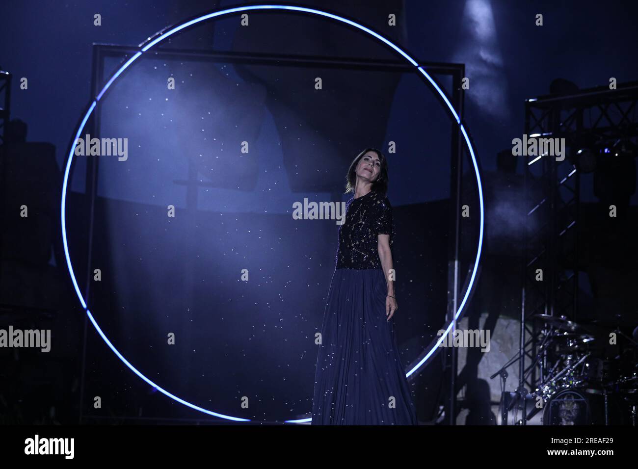 Anfiteatro dell'Anima, Cervere (CN), Italy, July 26, 2023, Blu Live ...