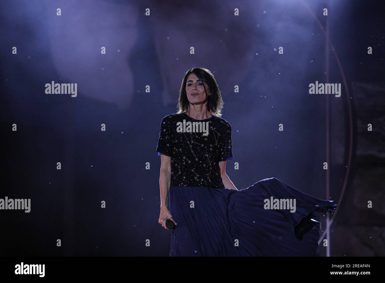 Anfiteatro dell'Anima, Cervere (CN), Italy, July 26, 2023, Blu Live ...