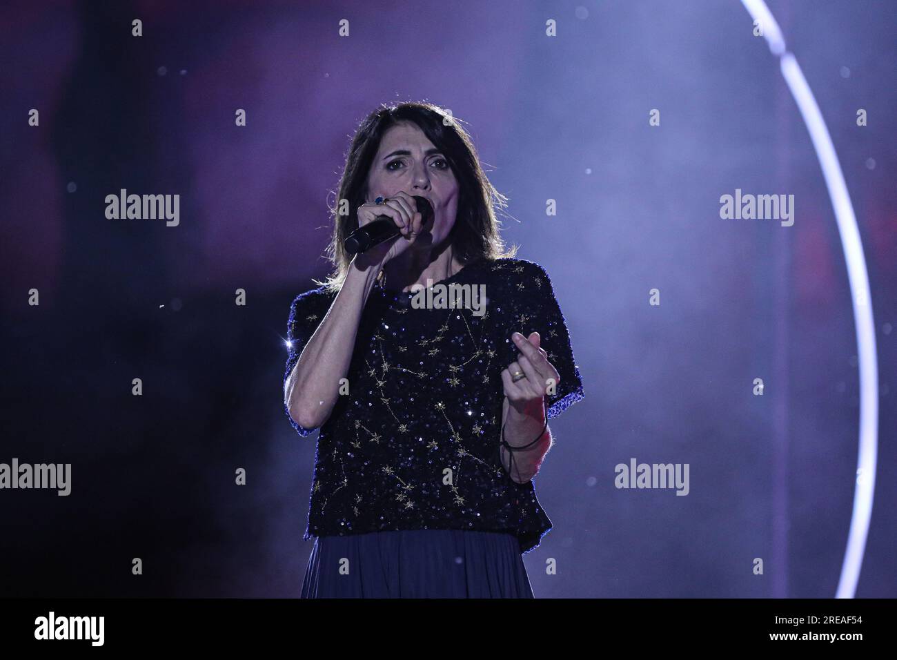 Anfiteatro dell'Anima, Cervere (CN), Italy, July 26, 2023, Blu Live ...