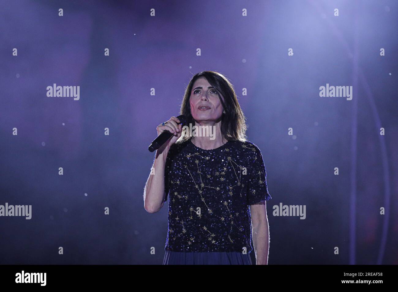 Anfiteatro dell'Anima, Cervere (CN), Italy, July 26, 2023, Blu Live ...