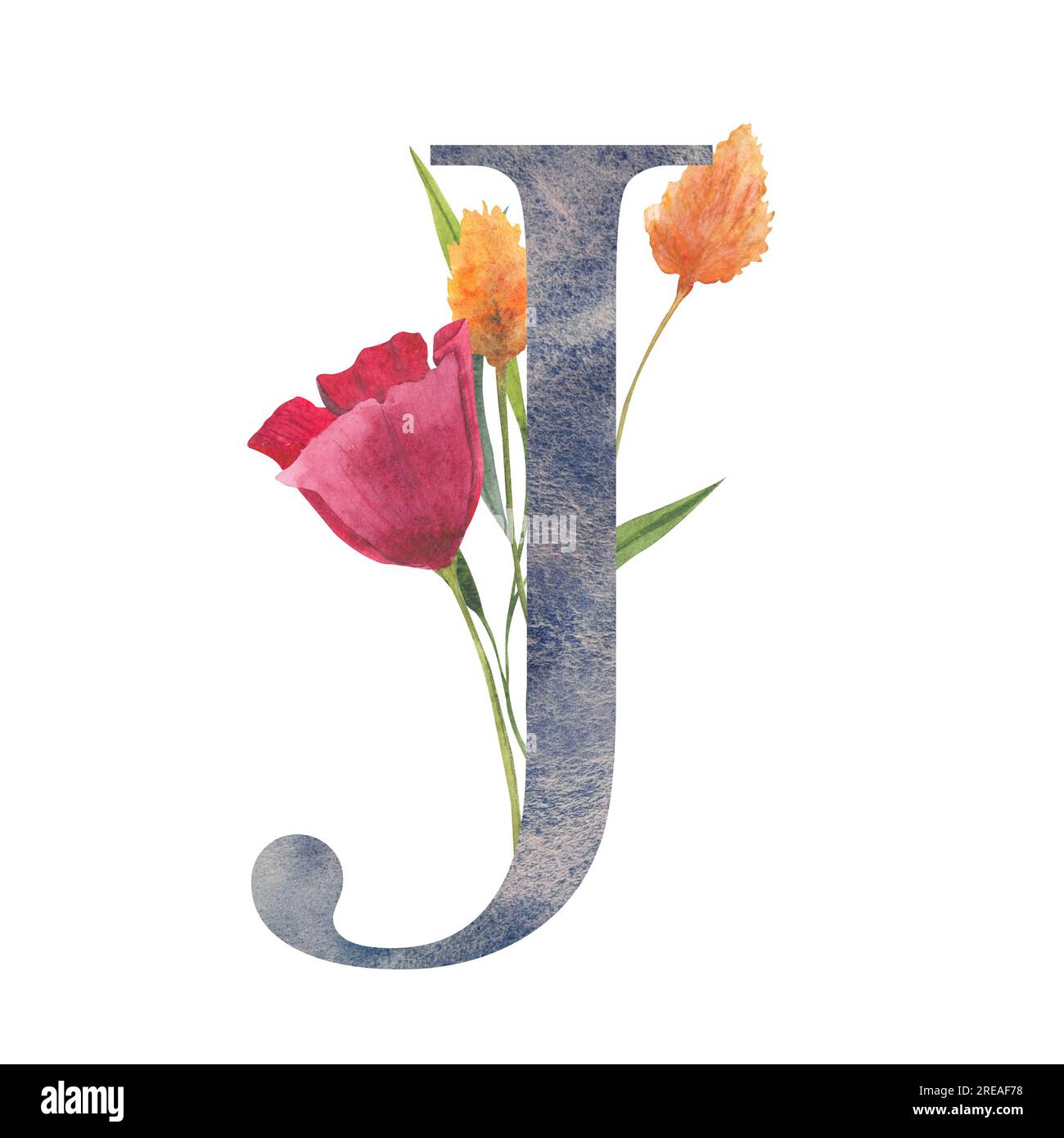Hand lettering alphabet j hi-res stock photography and images - Alamy
