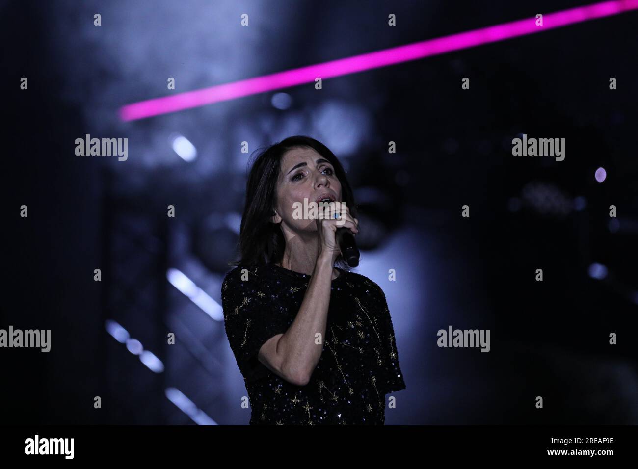 Anfiteatro dell'Anima, Cervere (CN), Italy, July 26, 2023, Blu Live ...