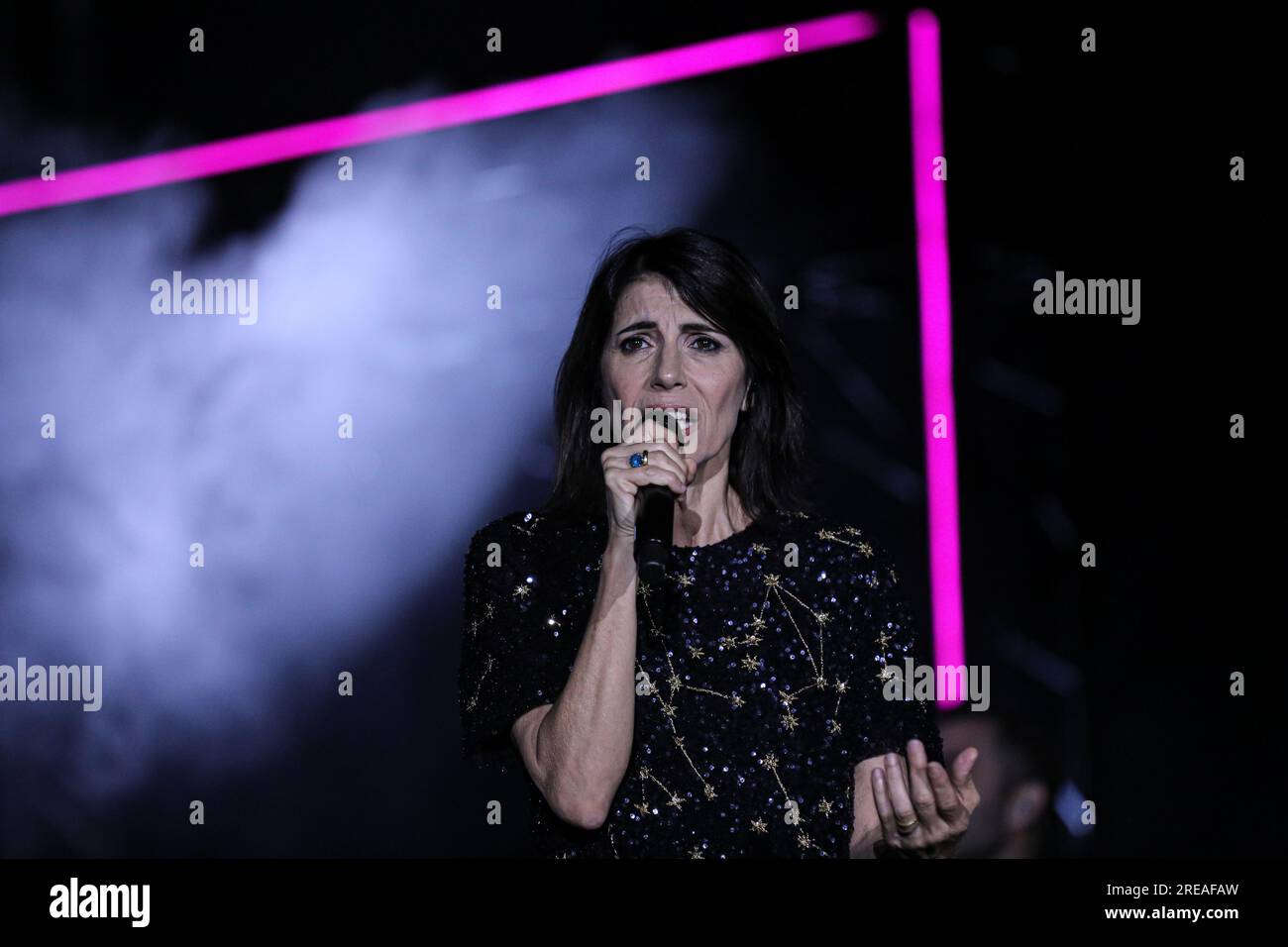 Anfiteatro dell'Anima, Cervere (CN), Italy, July 26, 2023, Blu Live ...