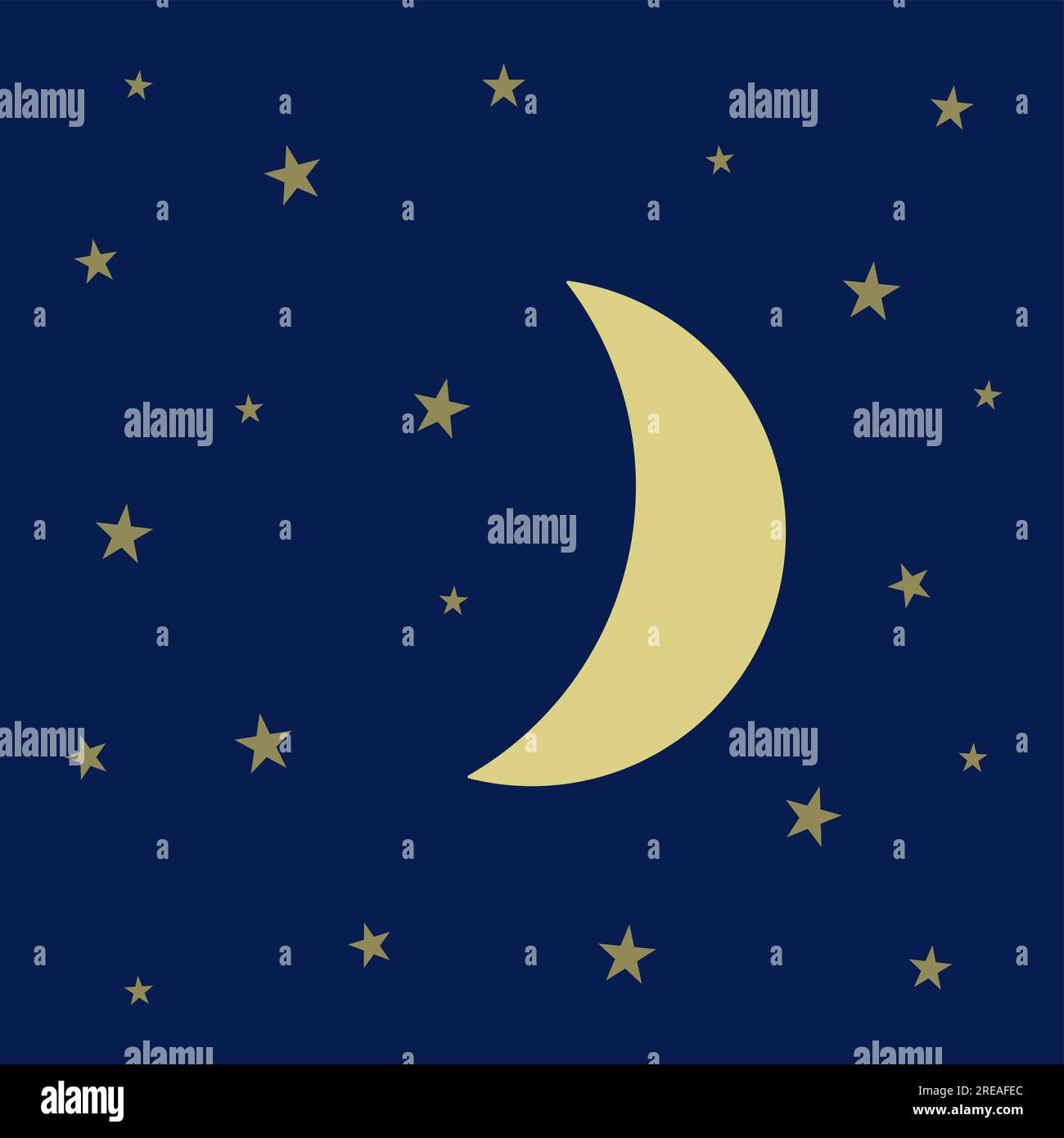 Crescent bright blue color Stock Vector Images - Alamy