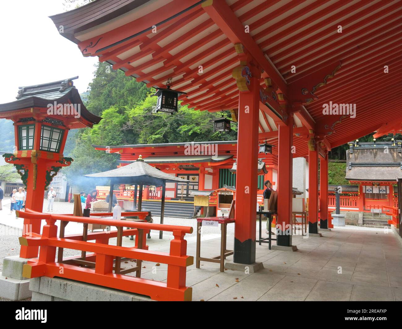 Tourists, pilgrims & Shinto worshippers are drawn to the orange ...