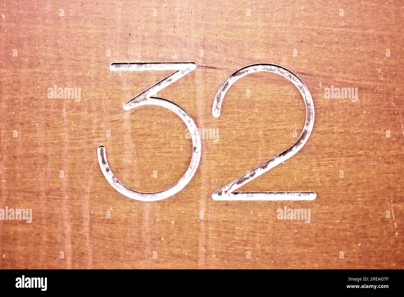 Numeral 32 thirty two hi-res stock photography and images - Alamy