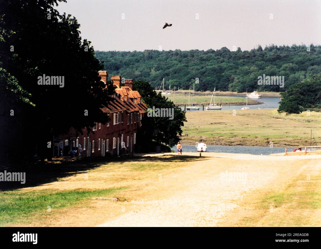 AJAXNETPHOTO. 1995. BUCKLER'S HARD, ENGLAND. - HISTORIC SHIPBUILDING ...