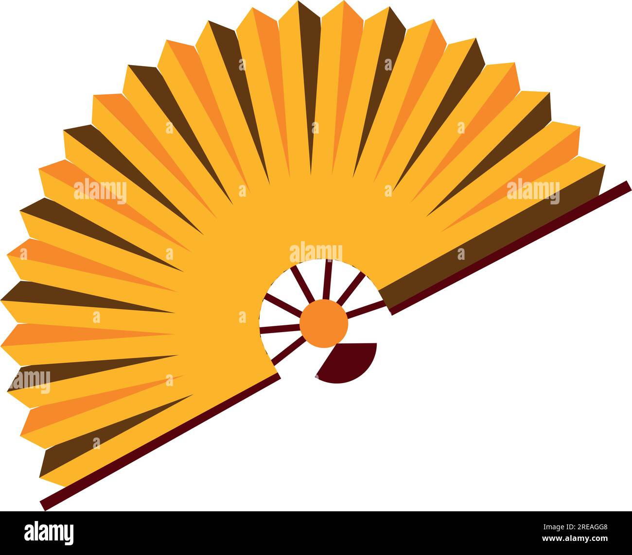 Vintage fan hand drawing hi-res stock photography and images - Alamy