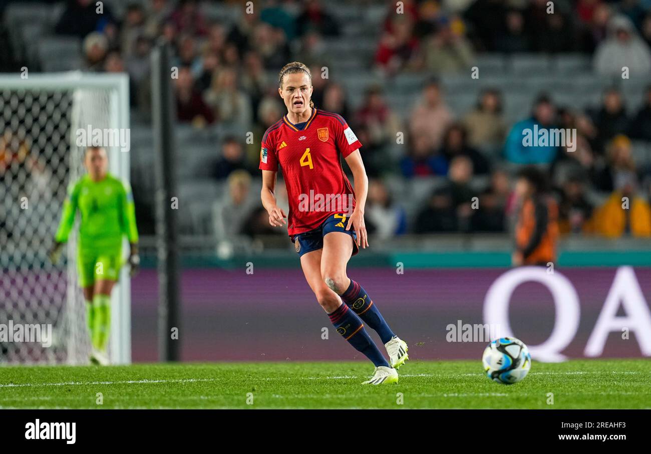July 26 2023: Irene Paredes (Spain) controls the ball during a Group C ...