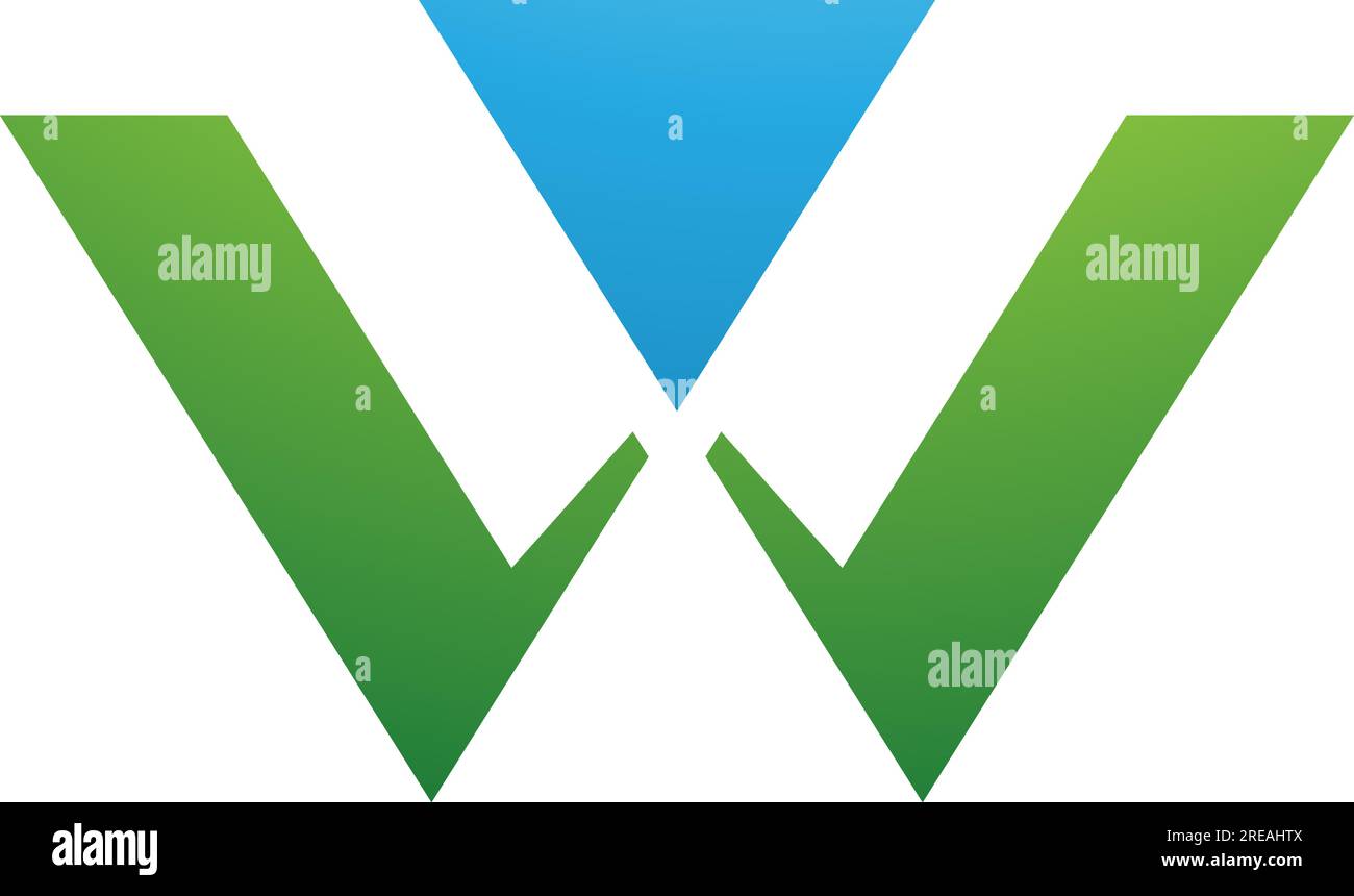 W green logos hi-res stock photography and images - Alamy