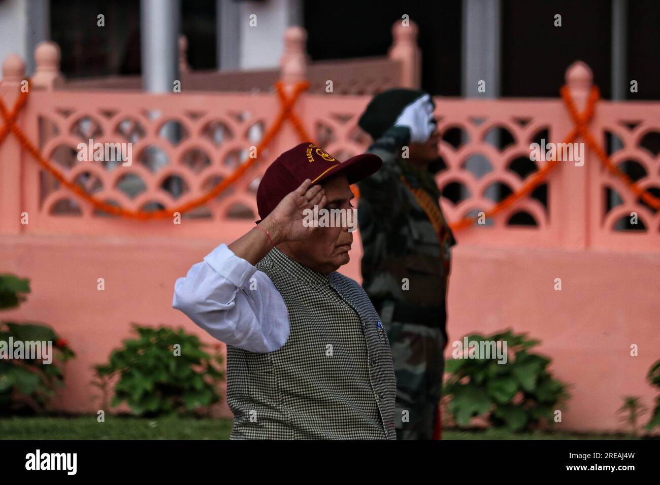 July 26, 2023, Drass Kashmir, India : Indian Union Defence Minister ...