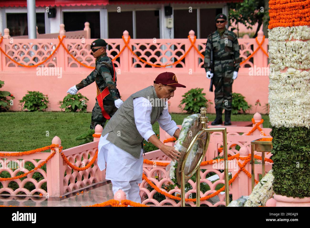 July 26, 2023, Drass Kashmir, India : Indian Union Defence Minister ...