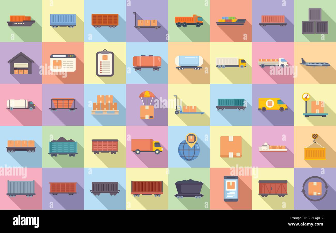 Electric cargo ship Stock Vector Images - Alamy