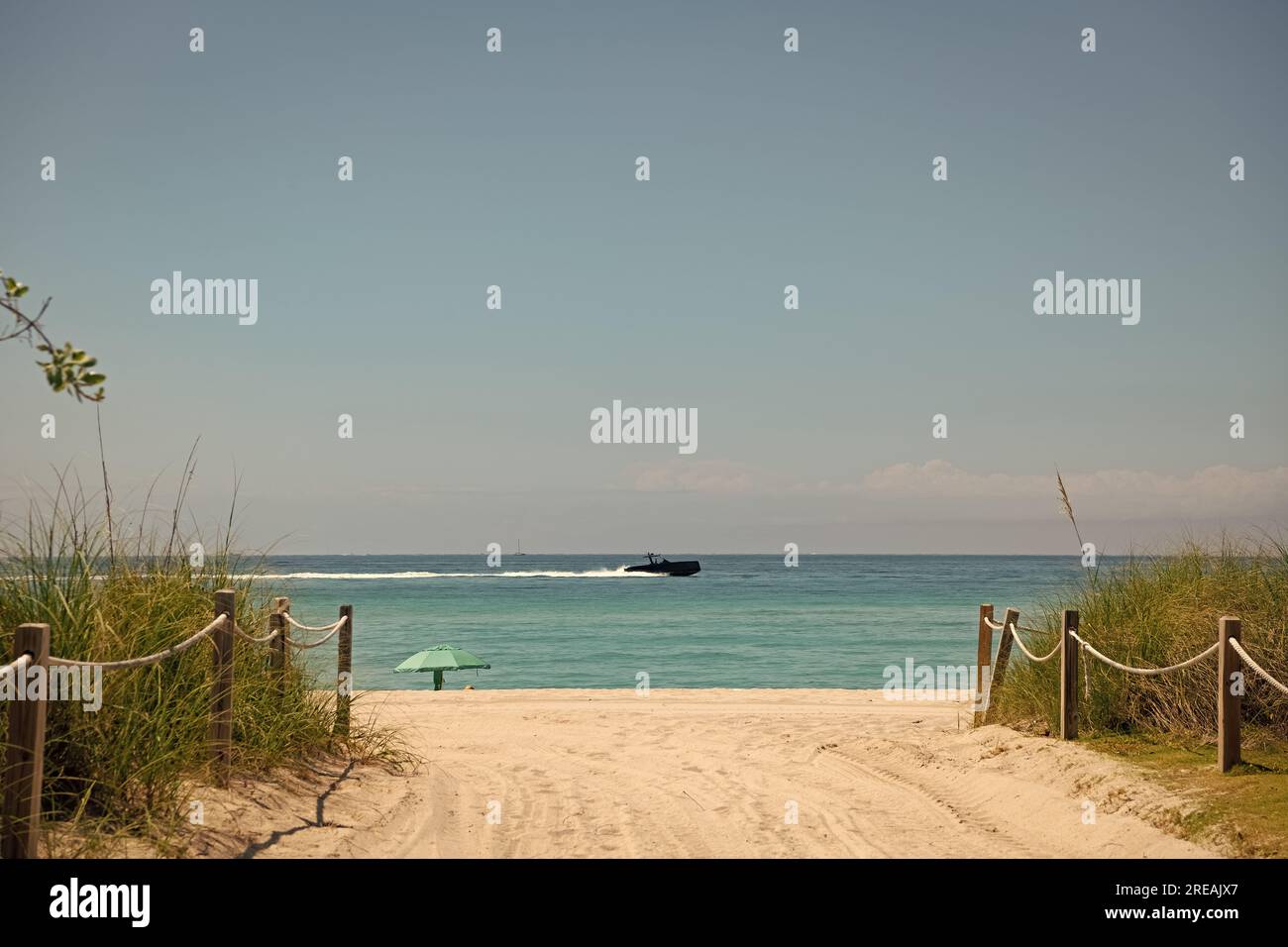 way pathway with seaside view. photo of pathway with destination ...