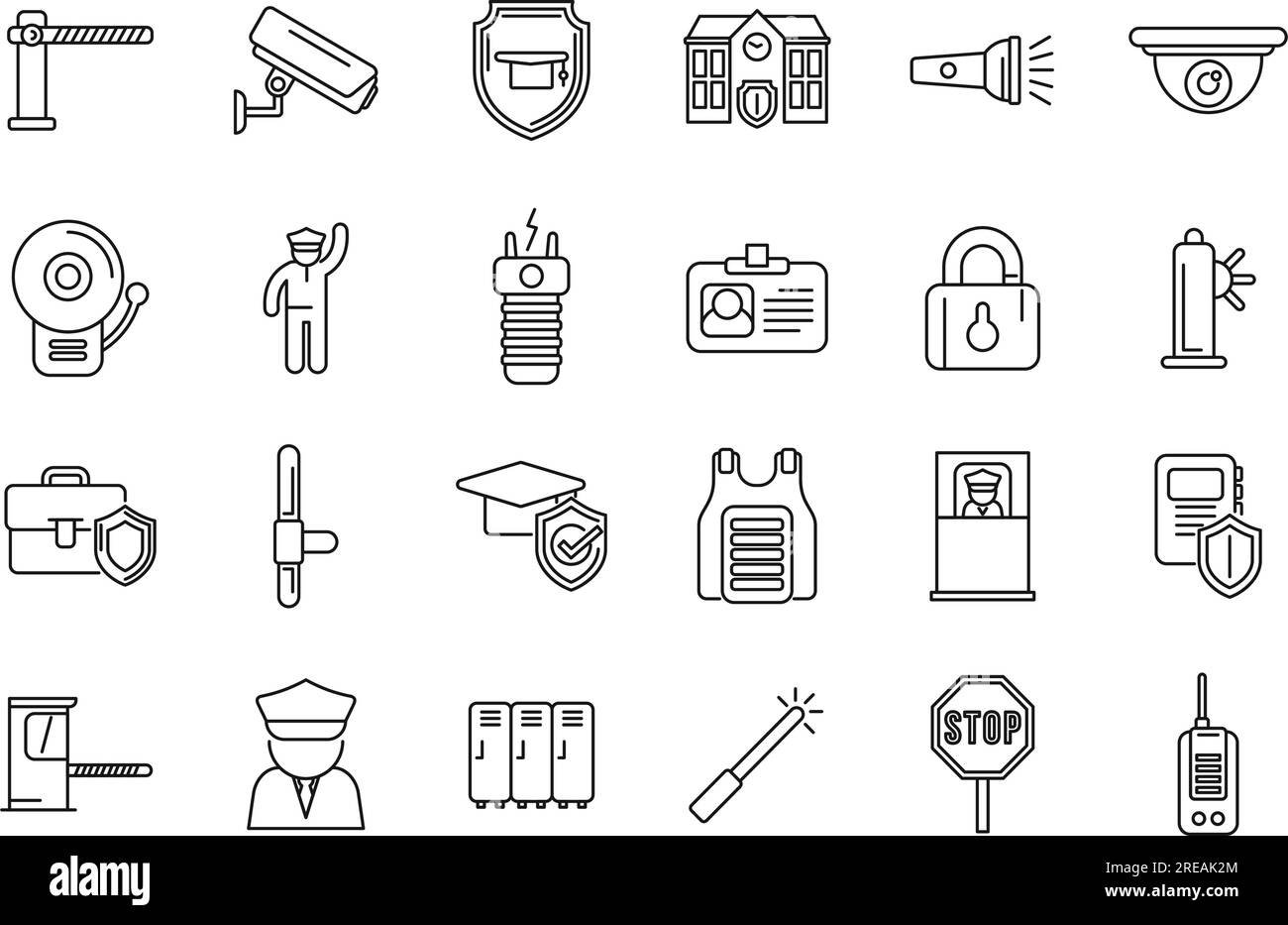 School security and guard Stock Vector Images - Alamy