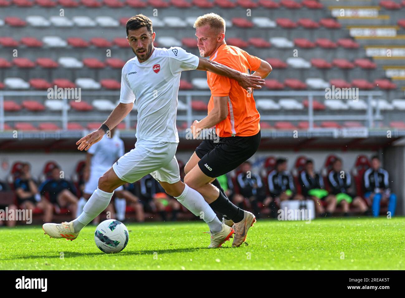 Mouscron, Belgium. 26th July, 2023. Jason Berthomier (8) of ...