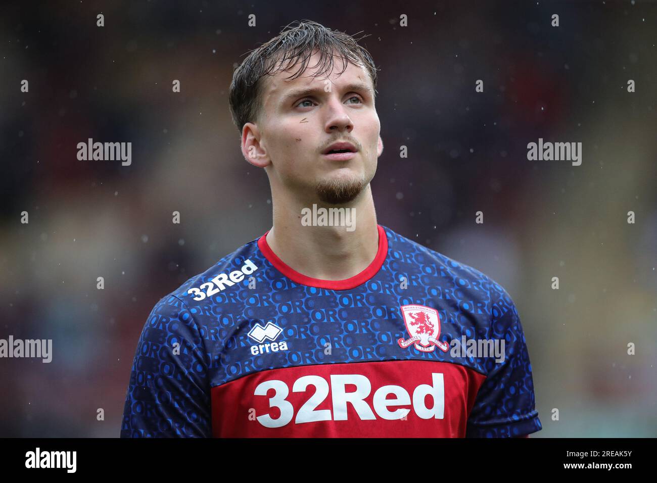 Rav van den Berg of Middlesbrough during the Pre-season friendly match ...