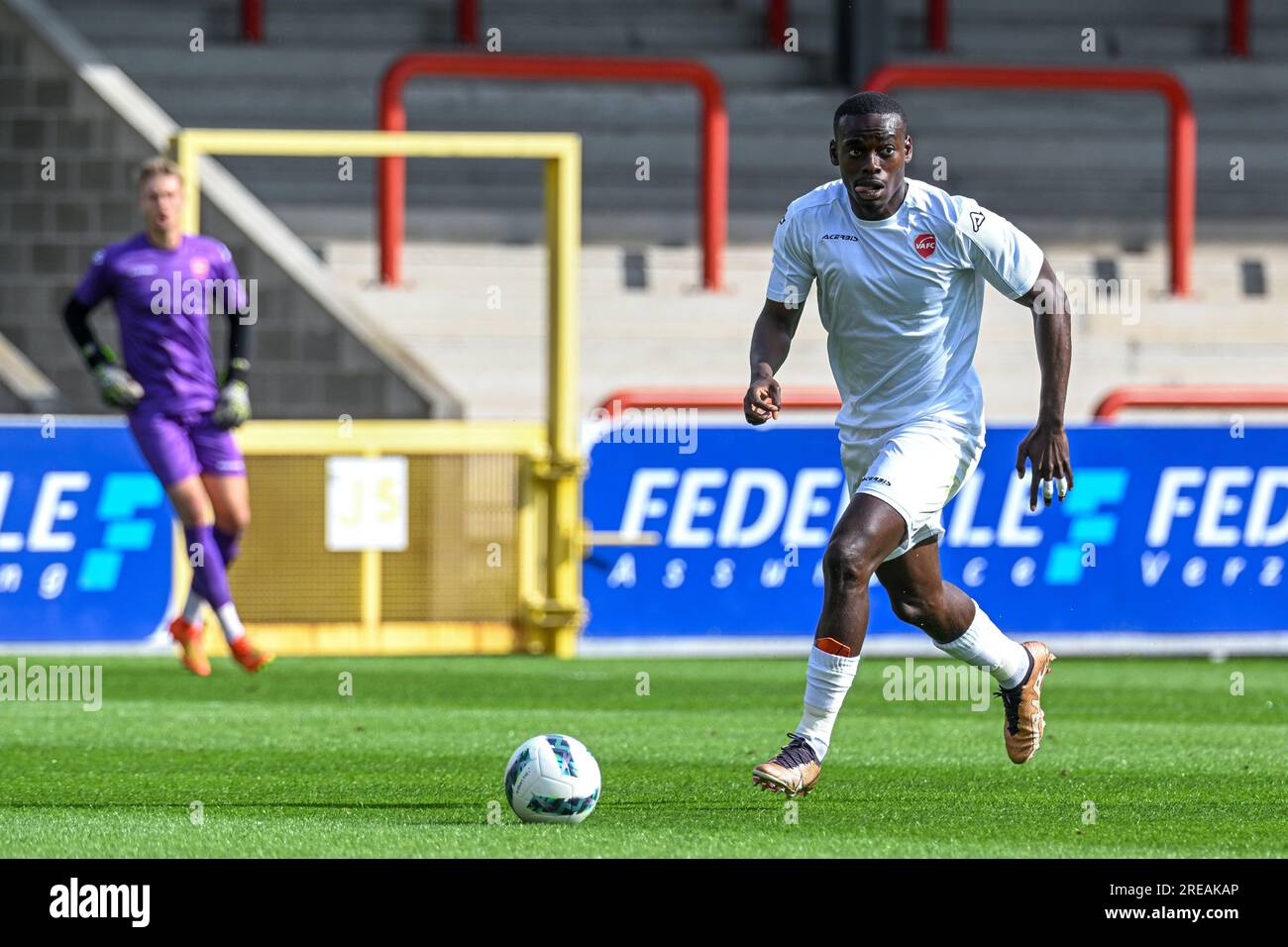 Mouscron, Belgium. 26th July, 2023. Jonathan Buatu Mananga pictured ...