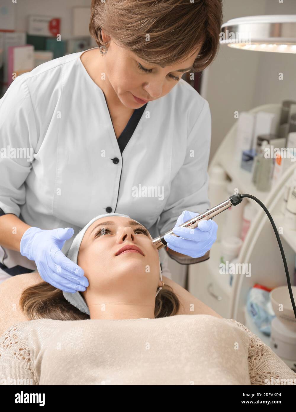 Rejuvenating Facial Therapy Treatment At Spa Salon Clinic Young