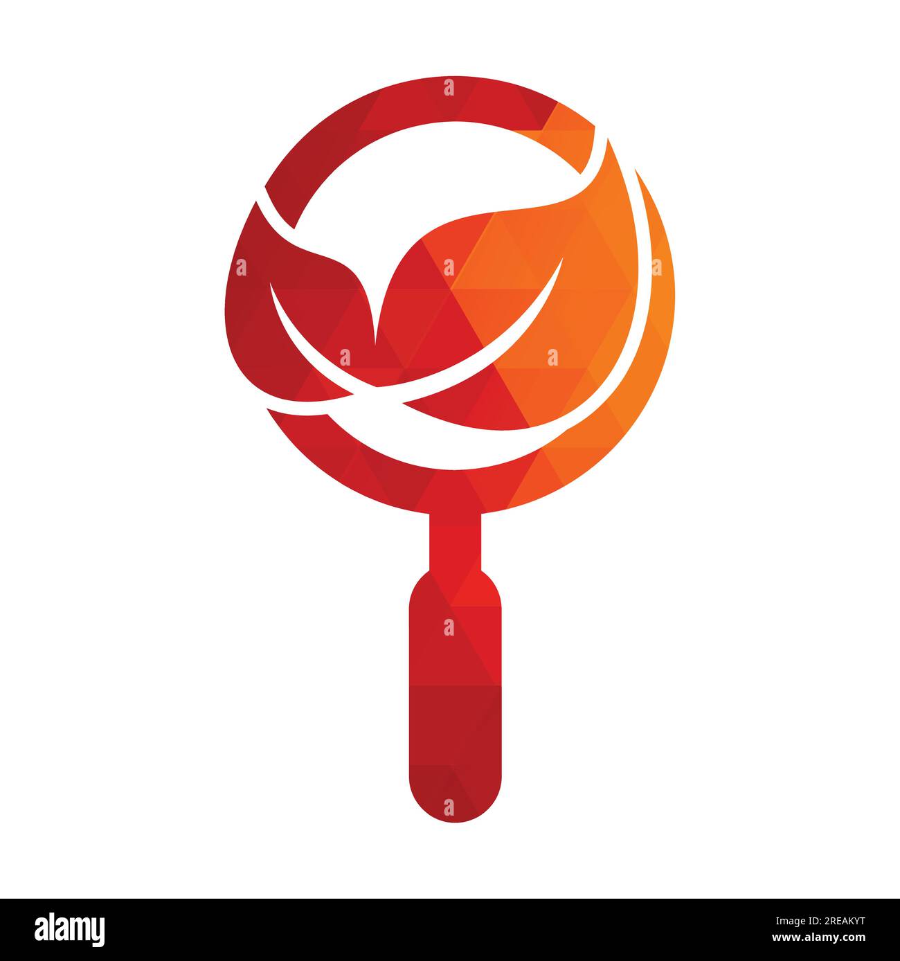 Leaf search bulb shape concept vector logo template. Nature Finder logo ...