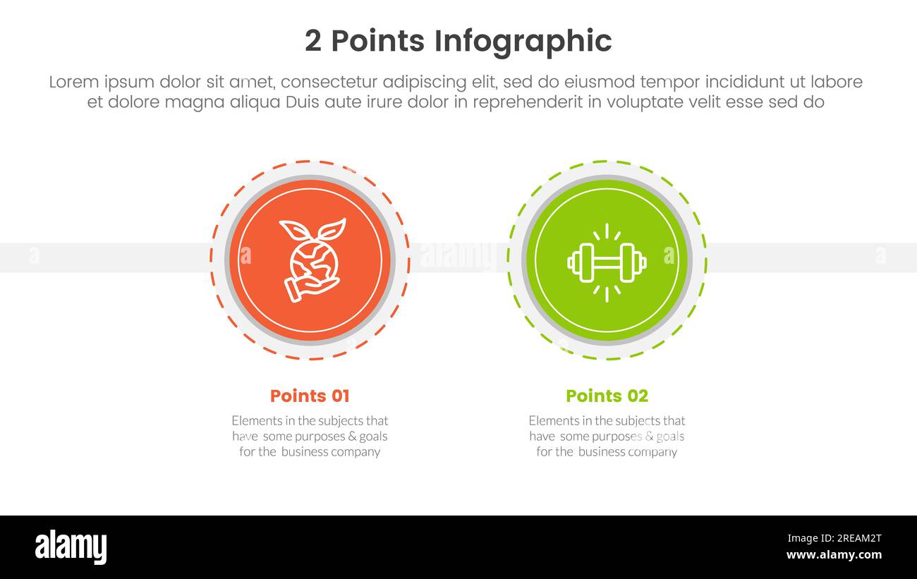 versus or compare and comparison concept for infographic template ...