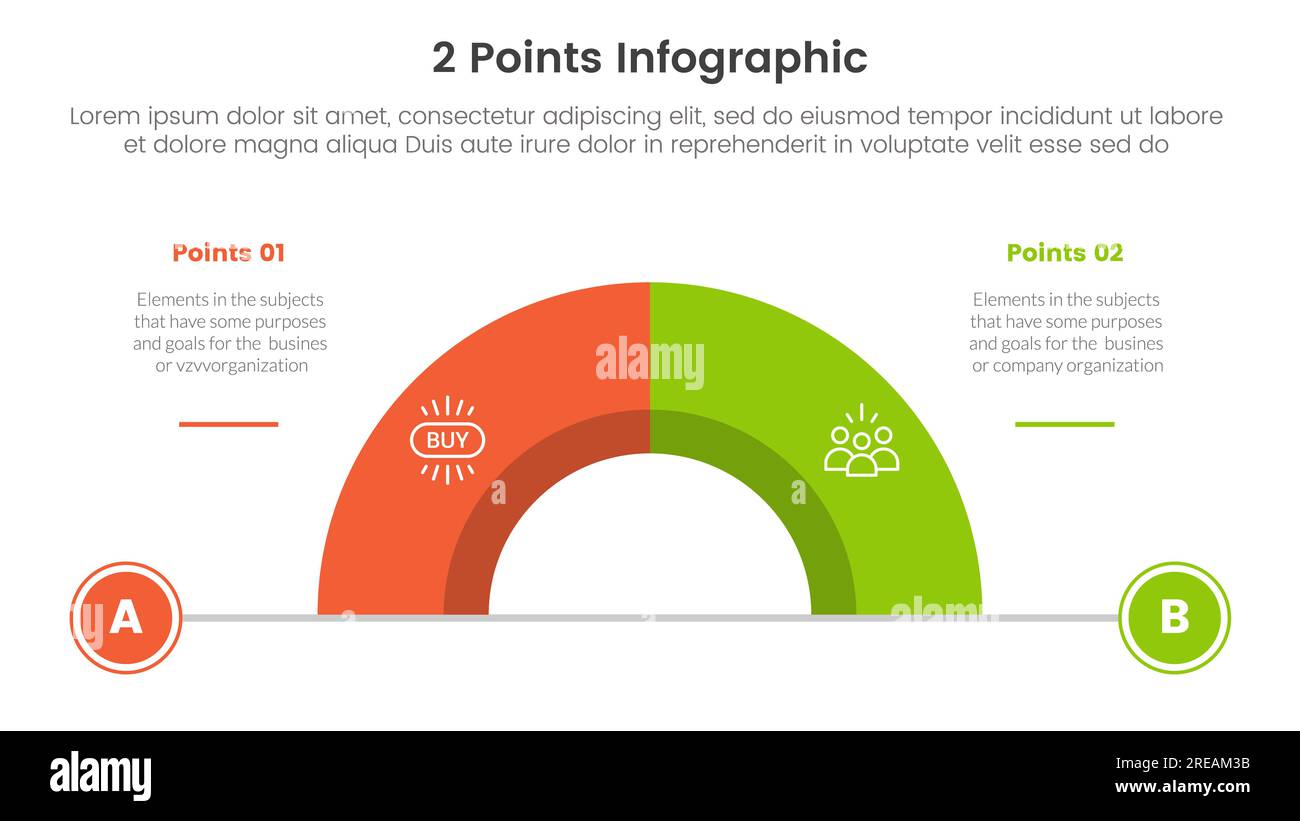versus or compare and comparison concept for infographic template ...