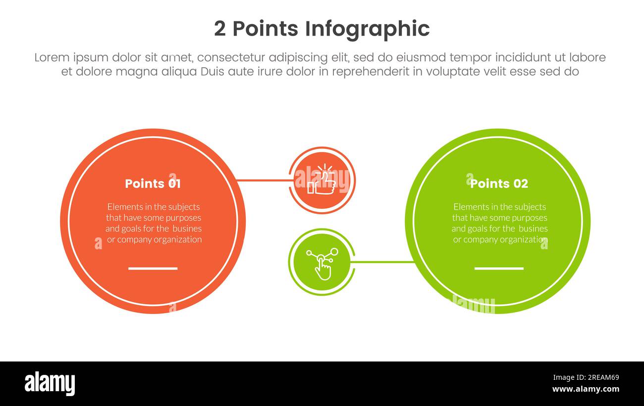versus or compare and comparison concept for infographic template ...