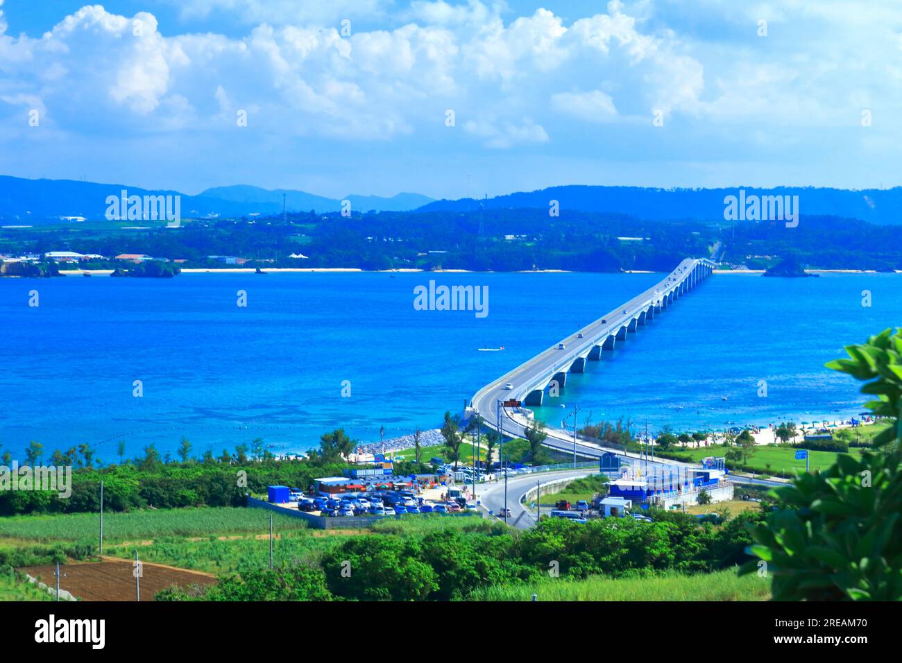 Okinawa beach kouri bridge hi-res stock photography and images - Alamy