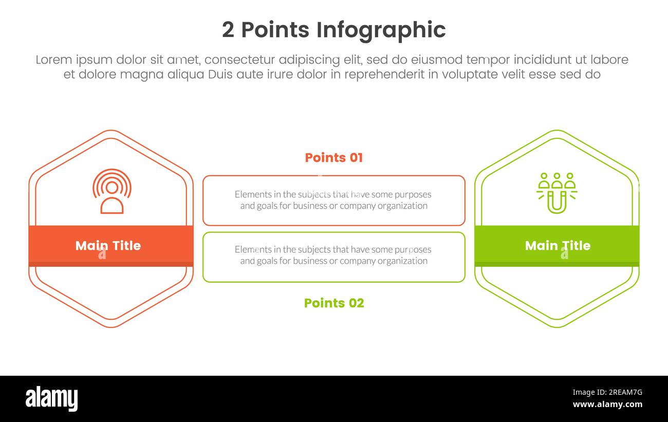 versus or compare and comparison concept for infographic template ...