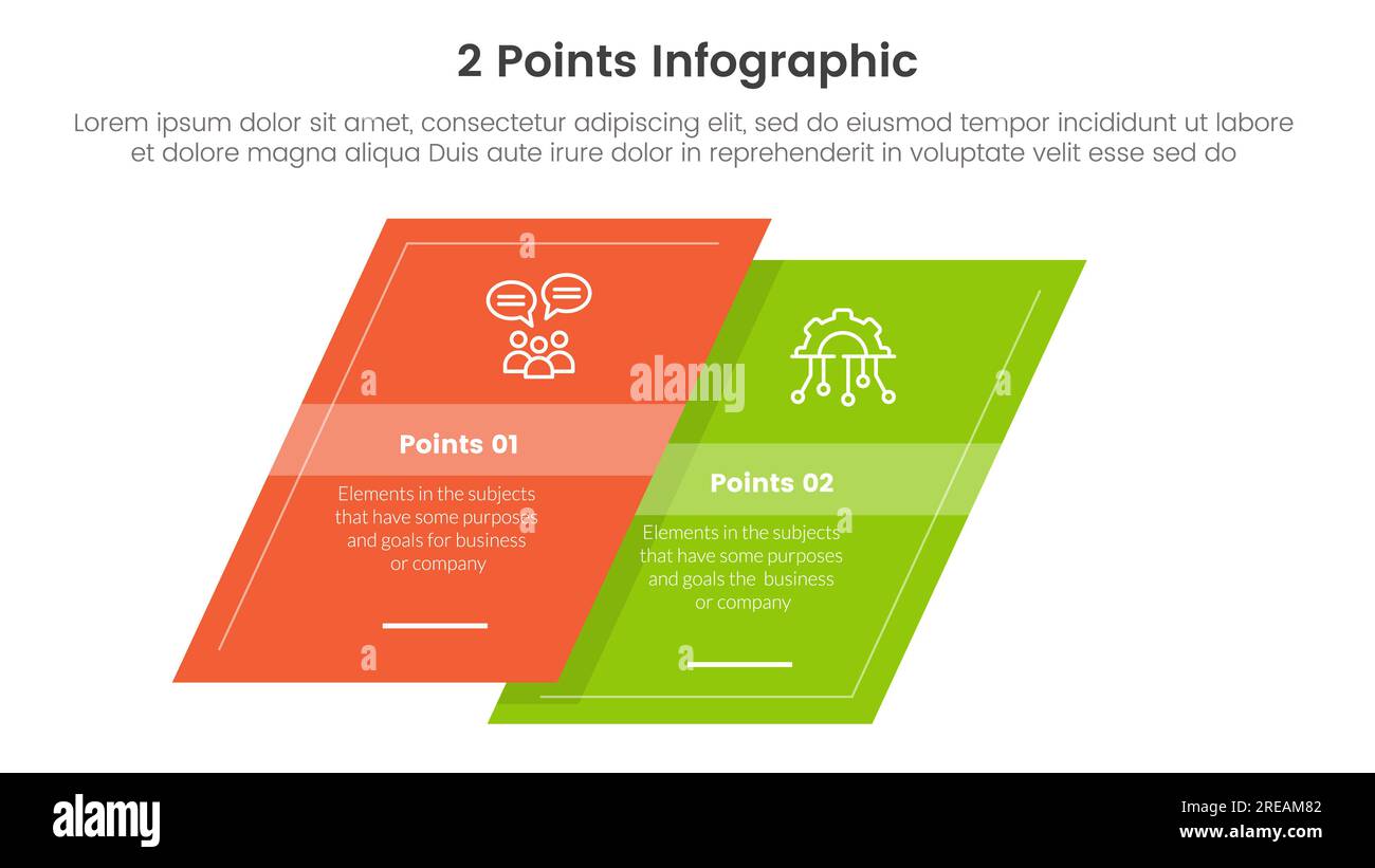 versus or compare and comparison concept for infographic template ...