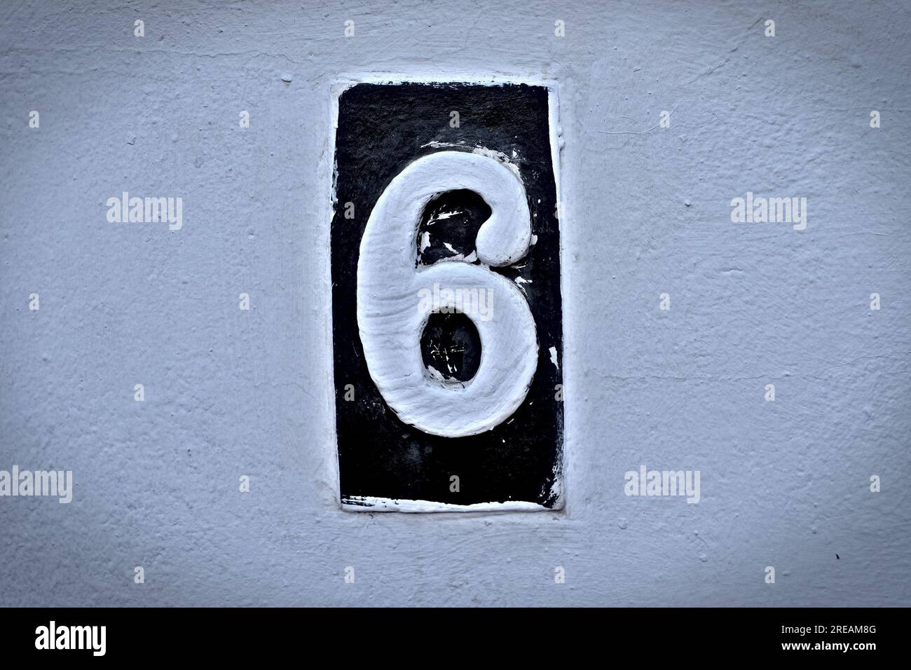 Number six tile hi-res stock photography and images - Alamy