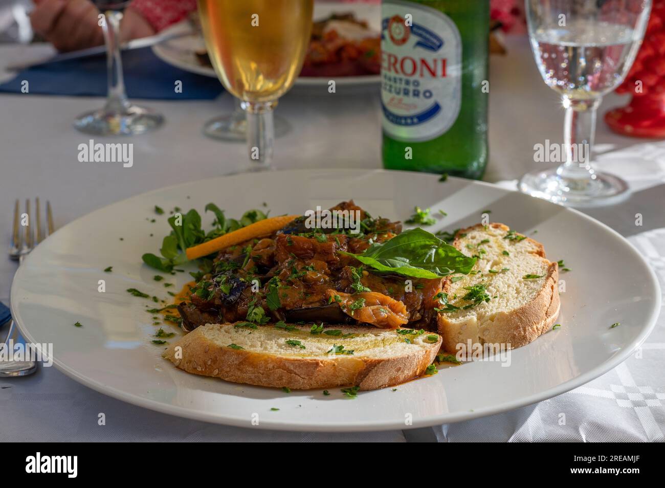 Caponata di melanzane siciliana hi-res stock photography and images - Alamy