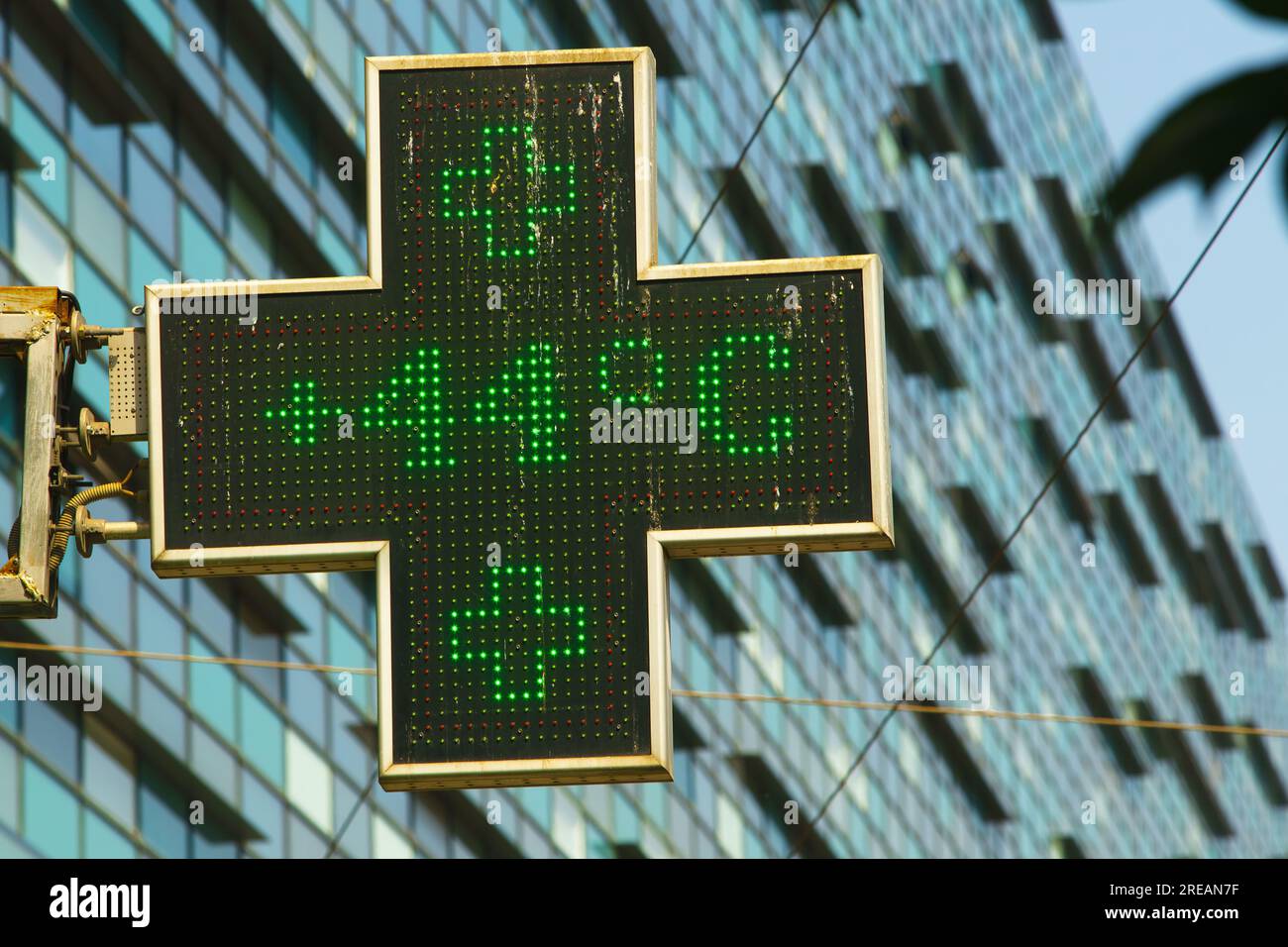 Bucharest, Romania - July 26, 2023: 44 degrees celsius (111.2 ...