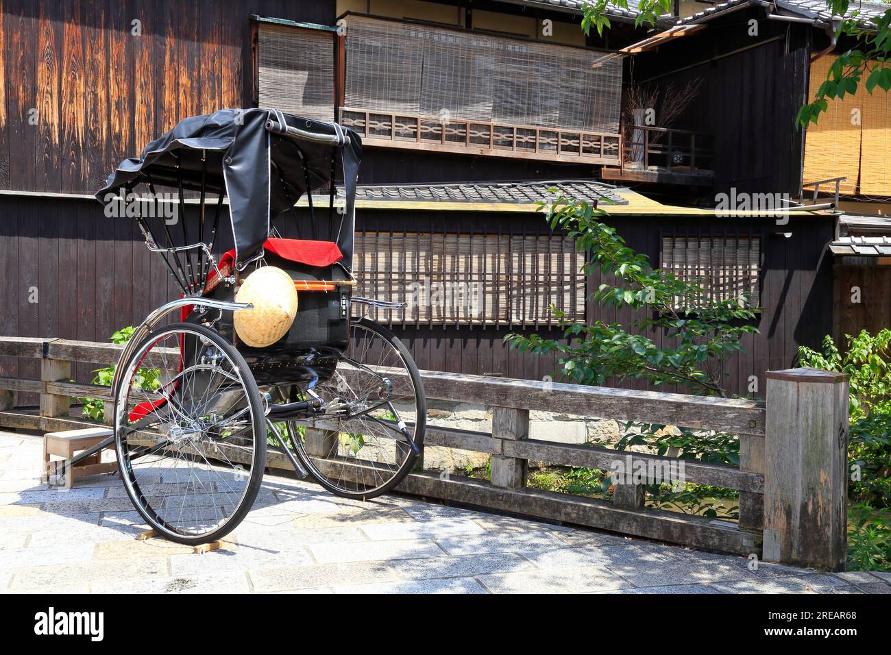 Pulled rickshaw japan hi-res stock photography and images - Alamy