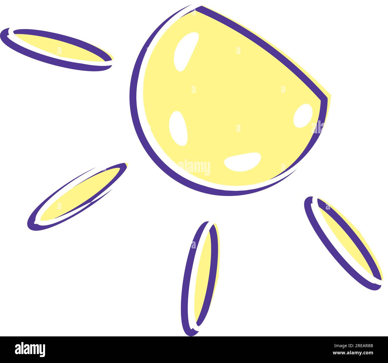 Sun sketch Cut Out Stock Images & Pictures - Alamy