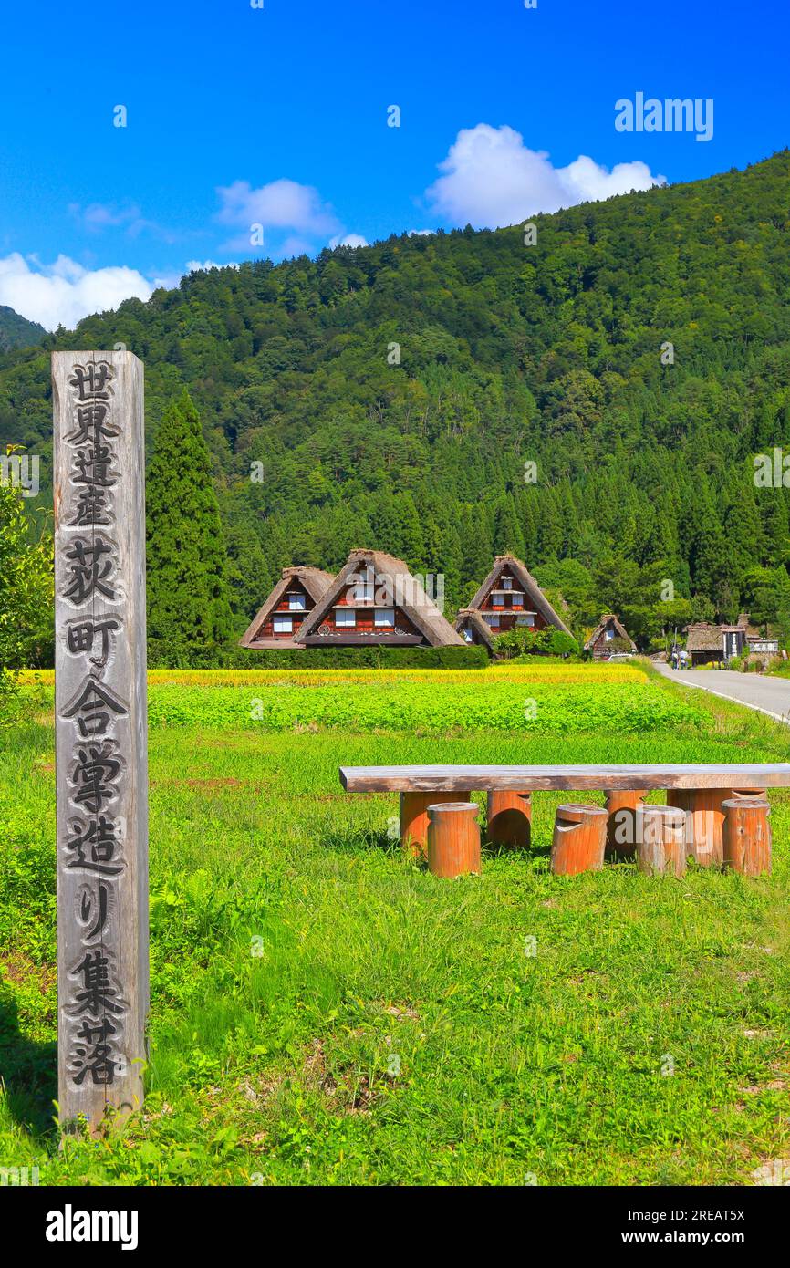Village of the houses with steep rafter roof gassho village hi-res ...