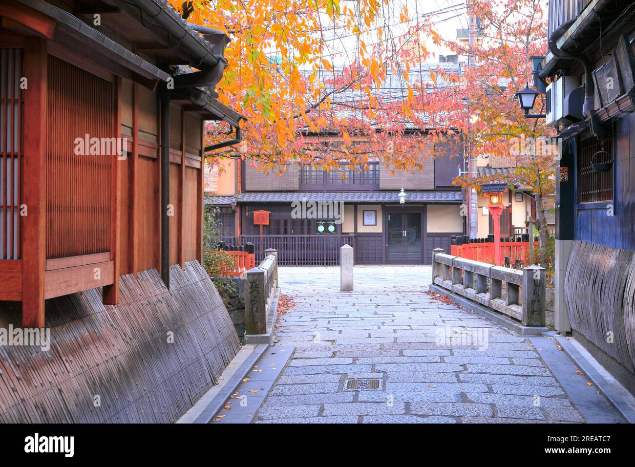Gion of Autumn Leaves Stock Photo - Alamy