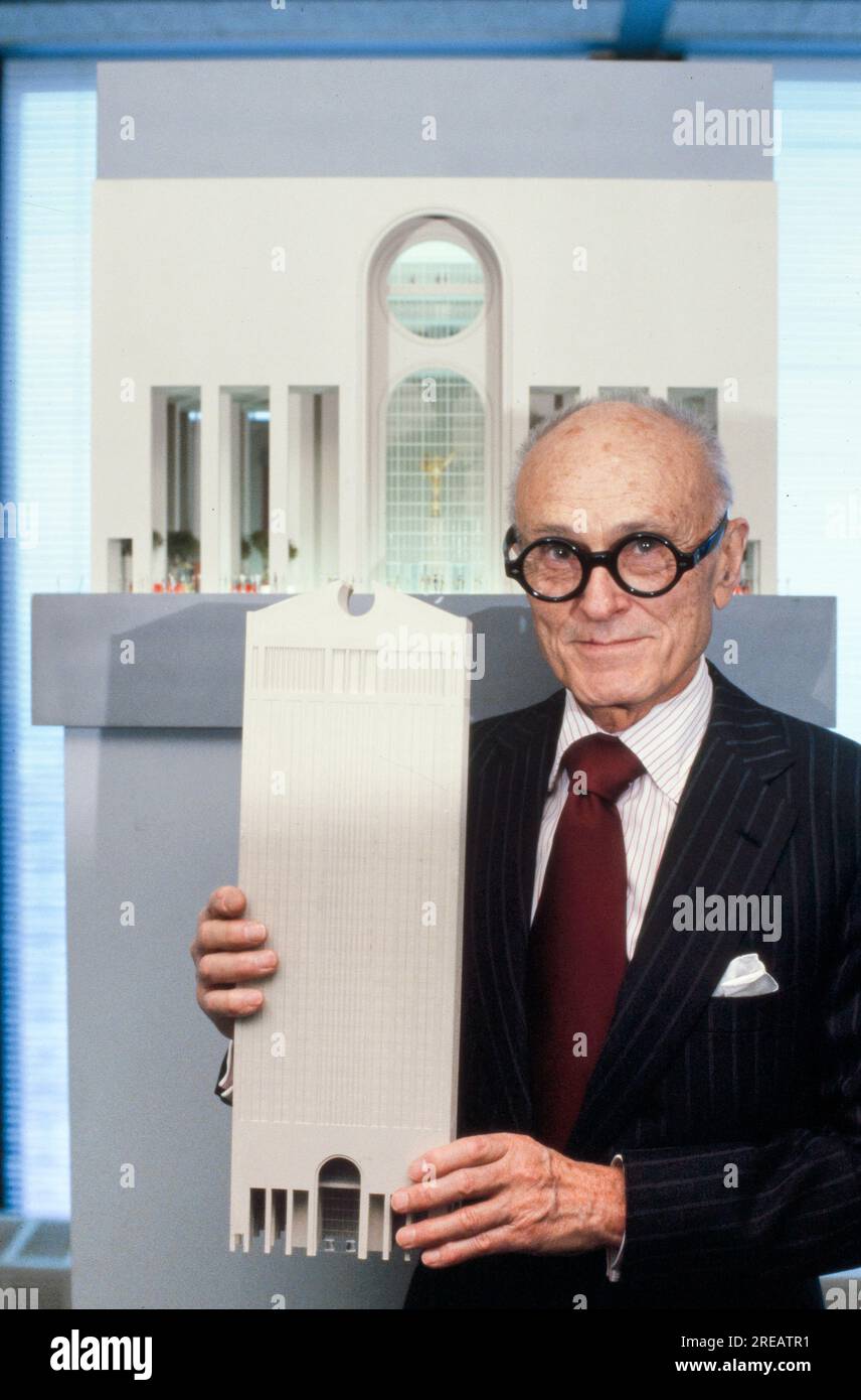 Philip Johnson was an American architect best known for his works of ...