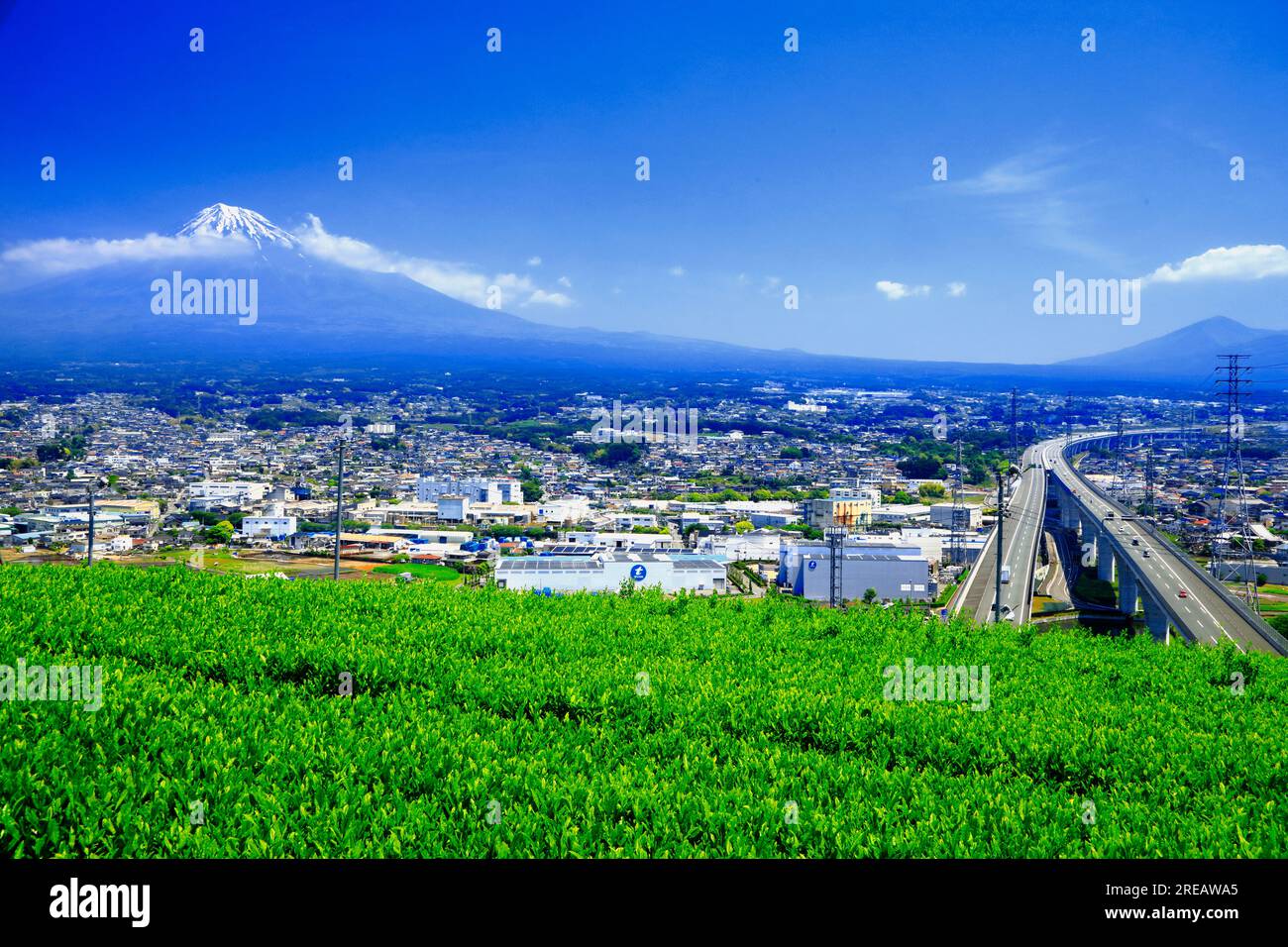 Mount fuji spring town hi-res stock photography and images - Alamy