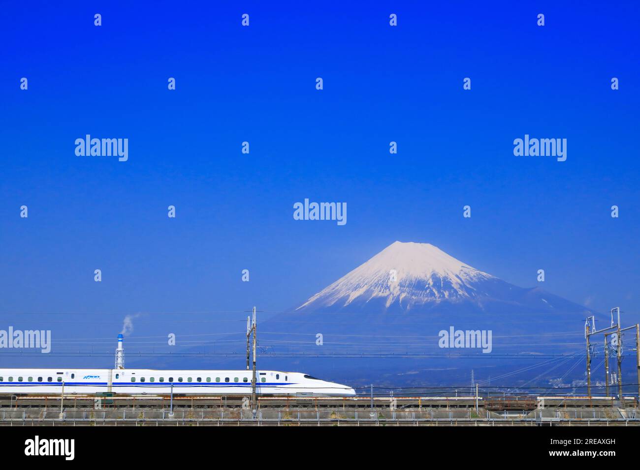 Fuji and Tokaido Shinkansen Stock Photo - Alamy