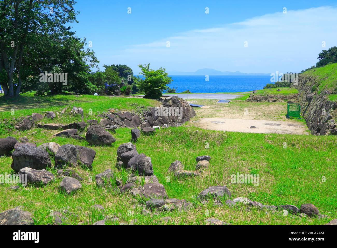 Ruins of Hara Castle Stock Photo - Alamy