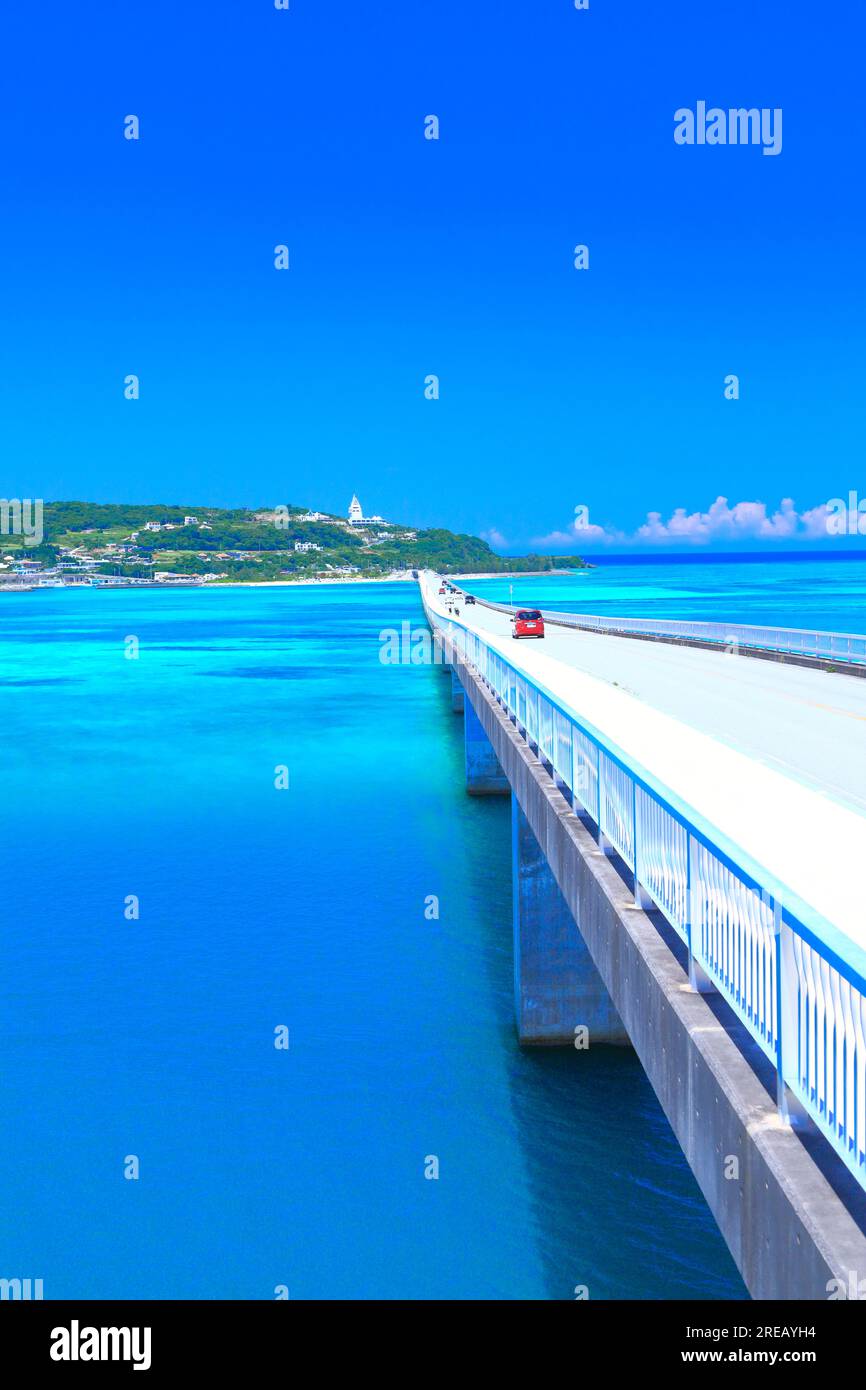 Kouri Ohashi Bridge in summer Stock Photo - Alamy