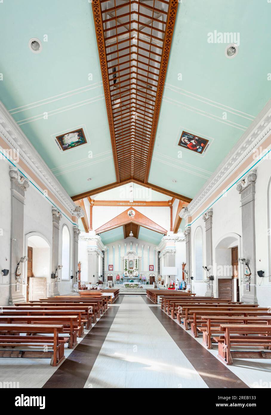 Immaculate Conception Church in Oslob,an historically colorful Catholic ...
